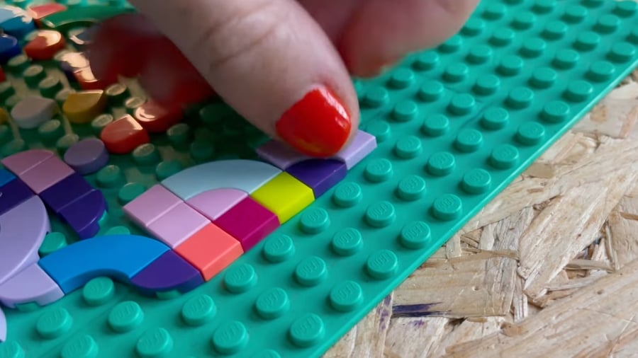 DIY LEGO Block Printing Tutorial: How to create art with LEGO tiles ...